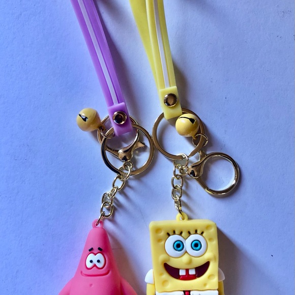 Accessories | Spongebob Patrick 3d Cartoon Keychain | Poshmark